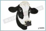 Holstein Cow Embroidery Design ⋆ 5 easy stitch sizes ⋆ Blu Cat Red Dog