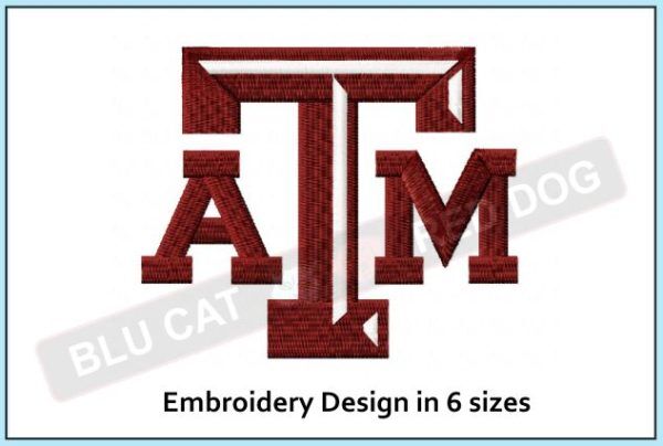 Texas Tech Embroidery Logo ⋆ Blu Cat Red Dog