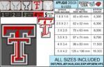 Texas Tech Embroidery Logo ⋆ Blu Cat Red Dog